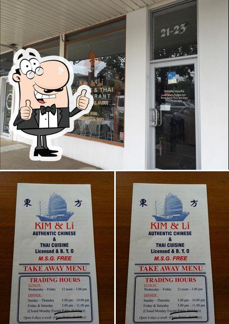Kim & Li Chinese & Thai Restaurant, Mount Eliza - Restaurant menu ...