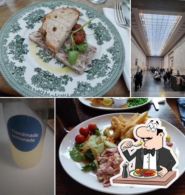 The Great Court Restaurant at the British Museum, Great Russell St in ...