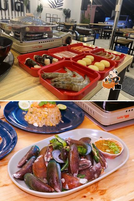 Restaurante หมูกระทะเลิฟเบียร์สด Meating Point, Bangkok - Opiniones del ...