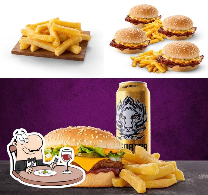 Steers restaurant, Alice - Restaurant menu