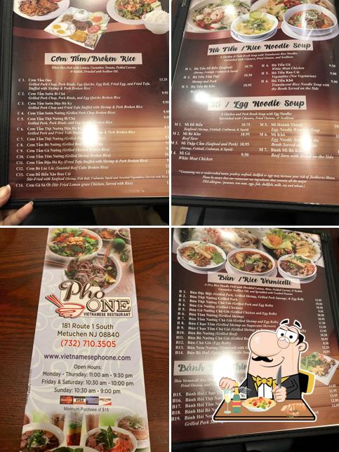 Pho One Vietnamese Restaurant, Metuchen - Restaurant menu, prices and ...