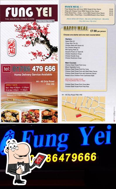 Fung Yei, Stirling - Restaurant menu, prices and reviews