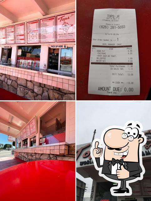 Tops Junior in Alhambra - Restaurant menu and reviews