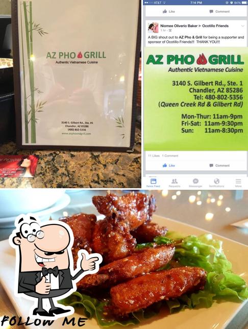 AZ Pho Grill, 3140 S Gilbert Rd # 1 in Chandler - Restaurant menu and ...
