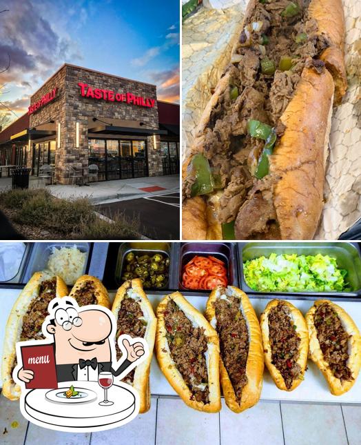 Menu of Taste of Philly restaurant, Highlands Ranch, E County Line Rd B ...