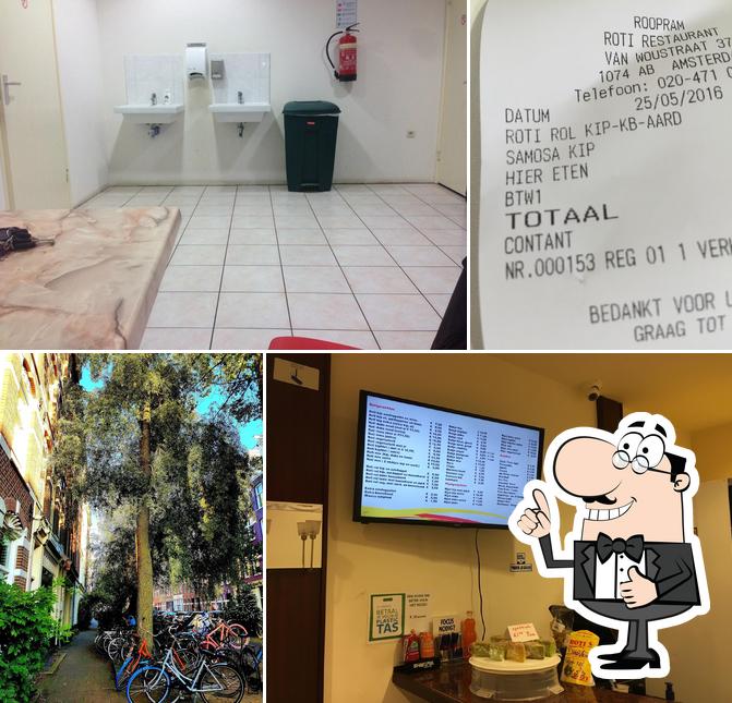 Roopram Roti, Amsterdam, Van Woustraat 37 - Restaurant menu and reviews