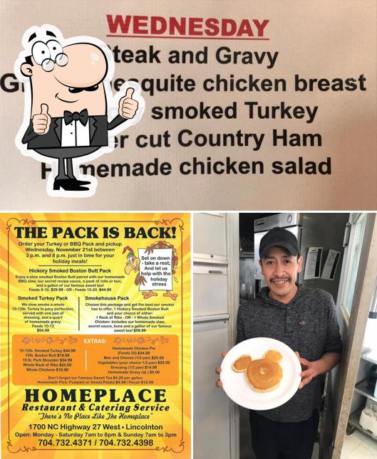The Homeplace, Lincolnton - Restaurant menu, prices and reviews