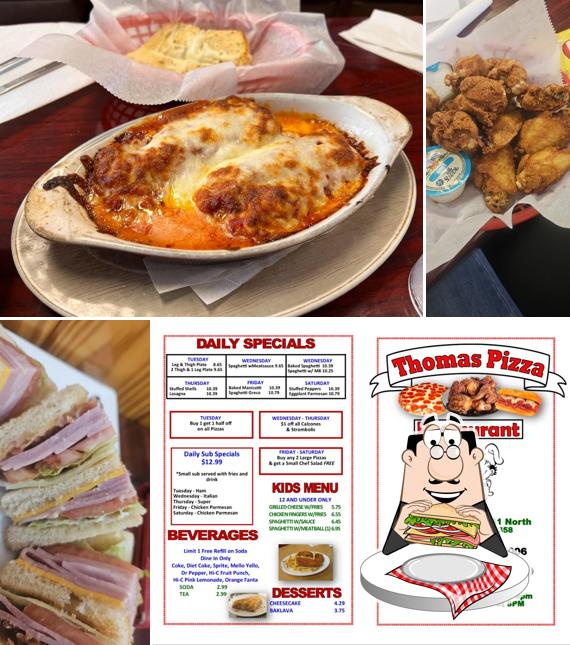 Thomas' Pizza & Subs, Lumberton - Restaurant menu, prices and reviews