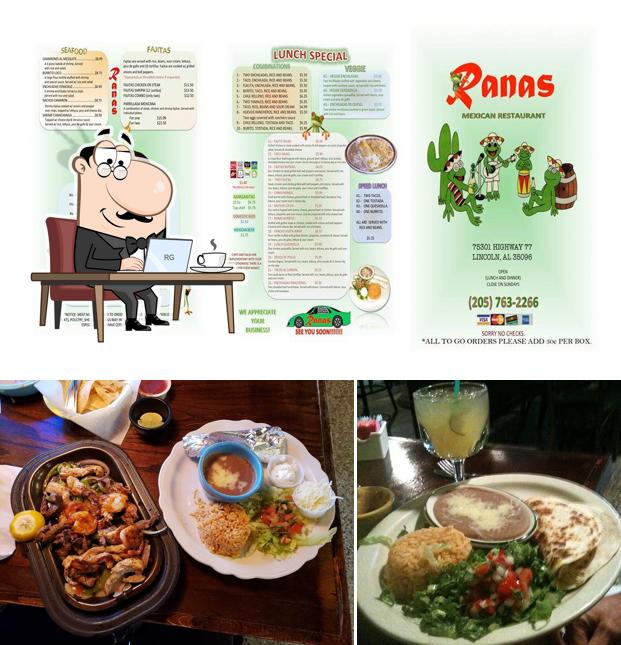 Ranas Mexican Restaurant, Lincoln - Restaurant menu, prices and reviews