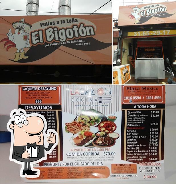 El Bigotón Pollo a la Leña Naciones Unidas, Zapopan - Menú del ...