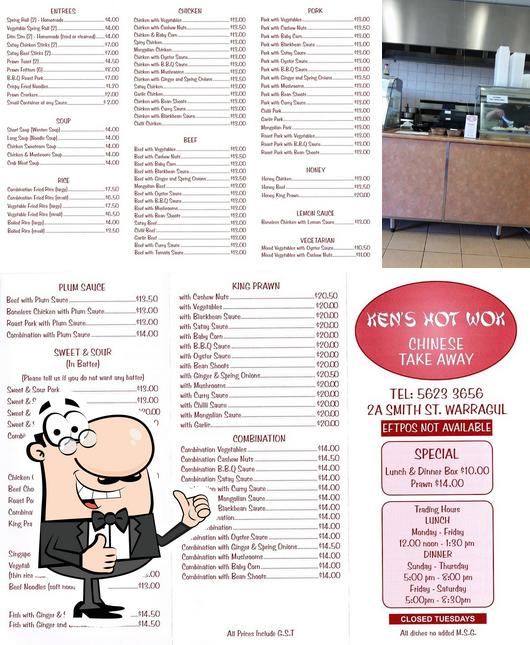 Ken's Hot Wok, Warragul - Restaurant menu, prices and reviews