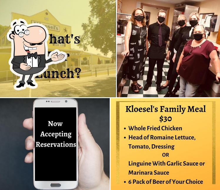 Kloesel's Steakhouse & Bar in Moulton - Restaurant menu and reviews