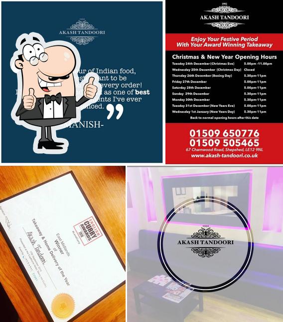 Akash Tandoori, Loughborough - Restaurant menu, prices and reviews
