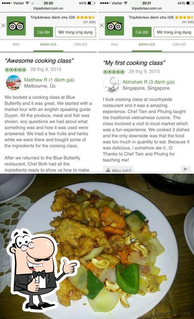 Blue Butterfly Restaurant & Cooking Class, Hanoi - Restaurant menu ...
