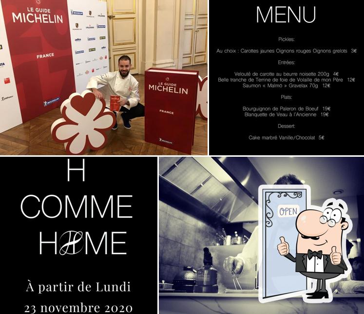 Restaurant H, Paris - Restaurant menu and reviews