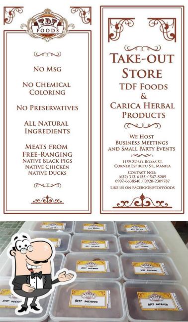TDF Foods, Manila, Dela Rosa - Restaurant menu, prices and reviews
