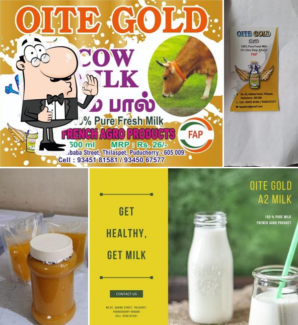 Oite Gold Milk, Puducherry - Restaurant menu, prices and reviews