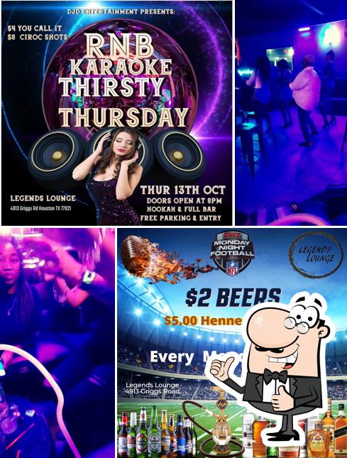 Legends Lounge, Houston - Restaurant menu, prices and reviews