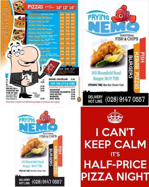 Frying Nemo in Bangor - Restaurant menu and reviews