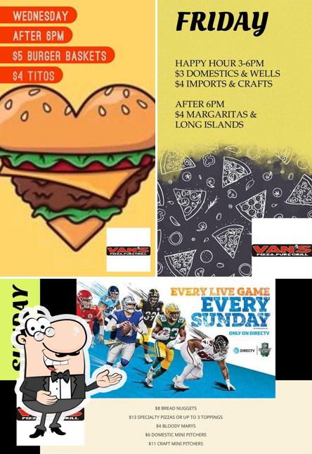 Van's Pizza Pub & Grill, 3333 N Harrison St in Davenport - Restaurant ...