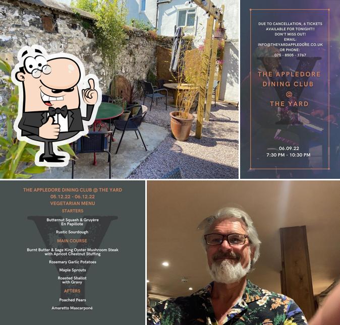 The Yard Appledore in Appledore - Restaurant menu and reviews