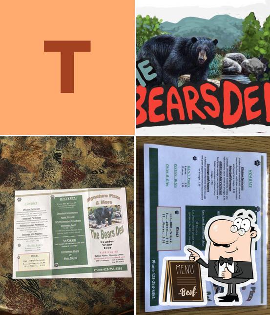 The Bears Den, Tellico Plains - Restaurant menu, prices and reviews