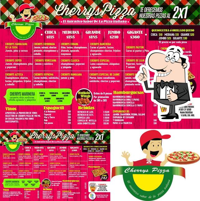 Cherrys Pizza, San Pedro Totoltepec - Menú del restaurante, precios y ...