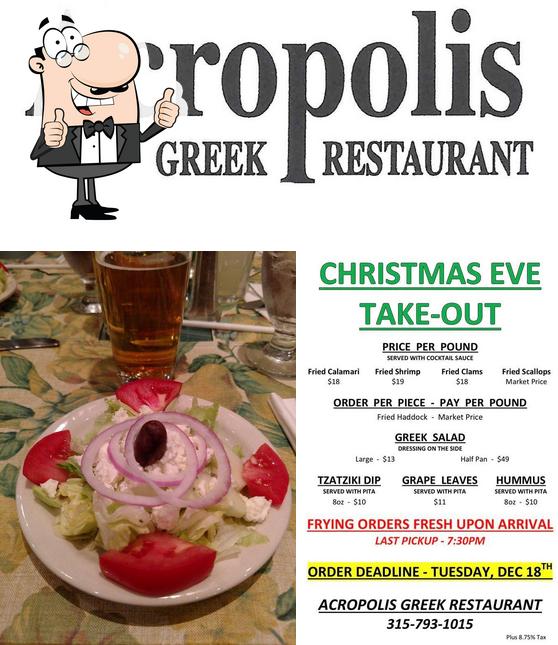 Acropolis Greek Restaurant, Utica - Restaurant menu, prices and reviews