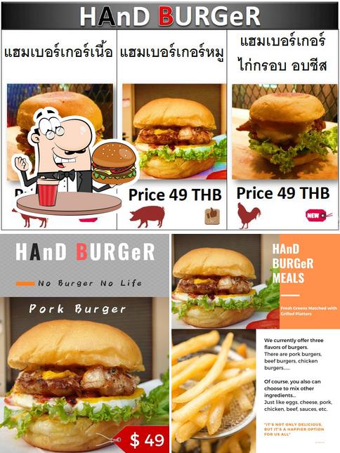 Hand Burger restaurant, Sisa Chorakhe Noi