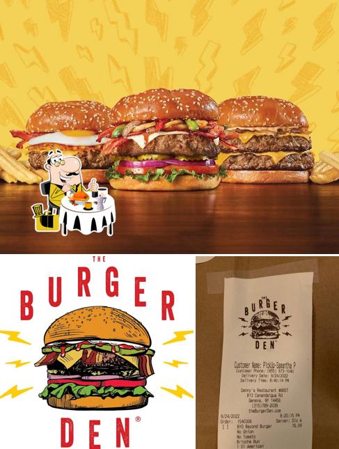 The Burger Den in Geneva - Restaurant menu and reviews