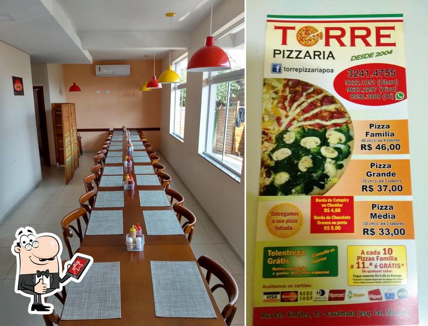 Torre pizzaria, Porto Alegre, Rua Stephan Zweig - Menu do restaurante e ...