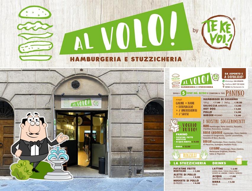 Al Volo restaurant, Siena - Restaurant Menü