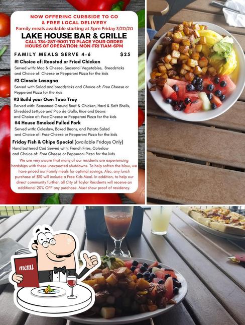 Lake House Bar & Grille, Taylor - Restaurant menu, prices and reviews