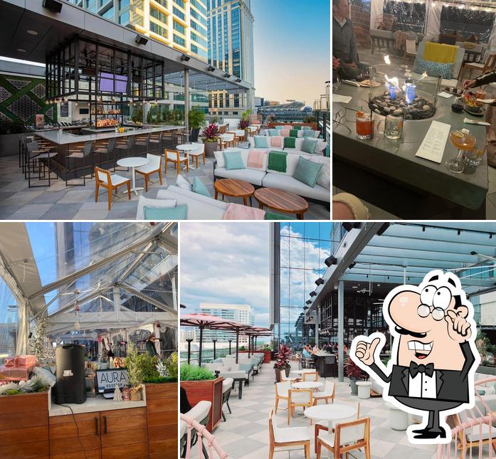 Aura Rooftop, 124 E Brooklyn Vlg Ave in Charlotte - Restaurant menu and ...