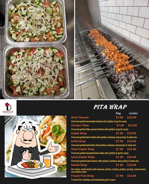 Damascus Halal Charcoal and Pizza, Fort McMurray - Restaurant menu ...