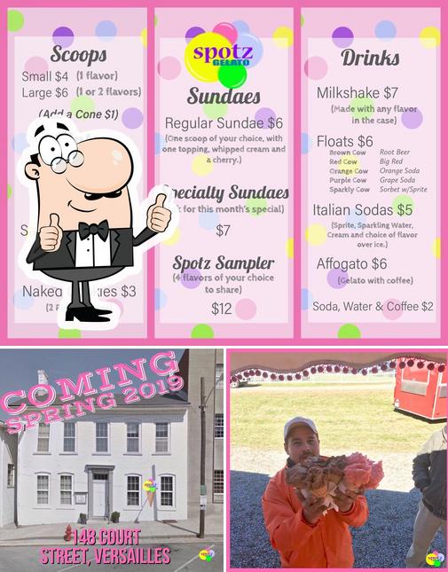 Spotz Gelato in Versailles - Restaurant menu and reviews