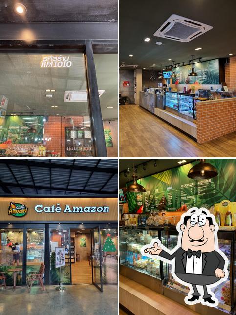 Café Amazon # Wooden Building Kasetsart University (1010) cafe, Bangkok ...