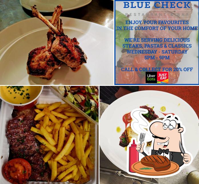 Blue Check Restaurant, 144-146 High St in Bushey - Restaurant menu and ...