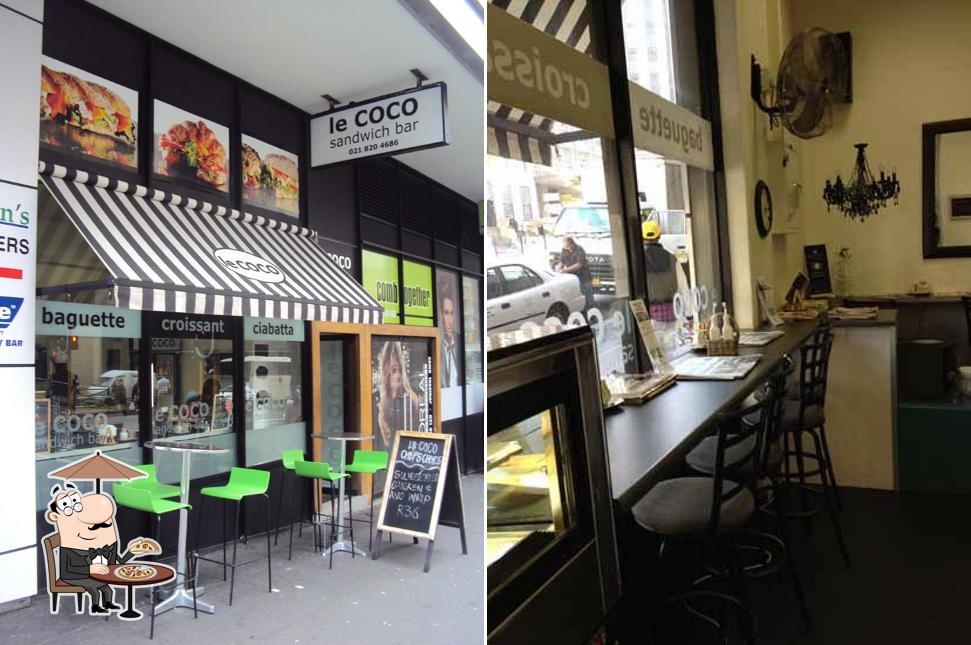 Le Coco Sandwich Bar, Cape Town - Restaurant menu
