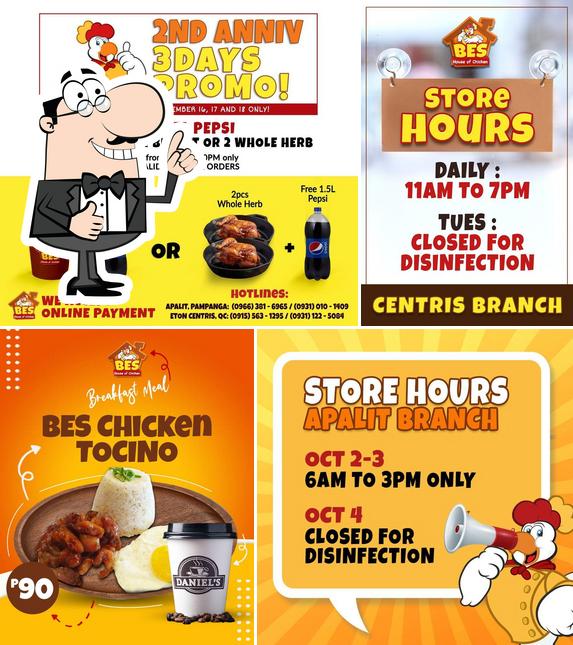 BES House of Chicken restaurant, Apalit - Restaurant menu and reviews