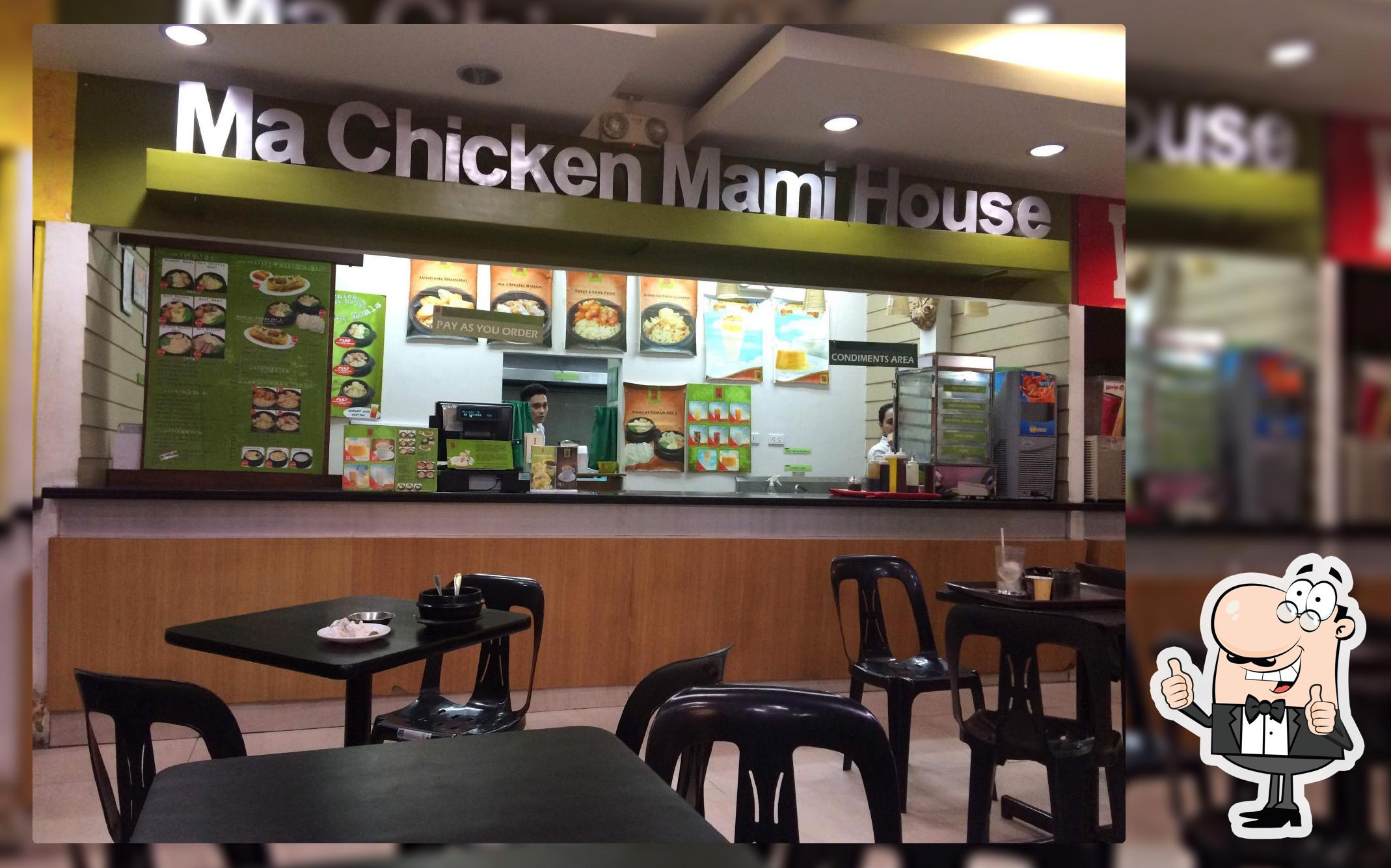 Ma Chicken Mami House restaurant, Manila - Restaurant menu