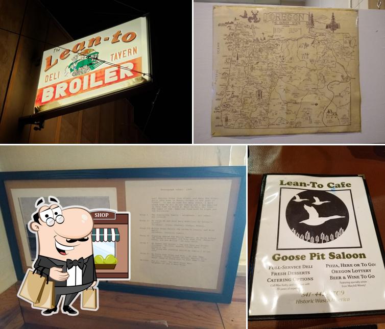 Lean-To Cafe & Goose Pit Saloon in Wasco - Restaurant menu and reviews
