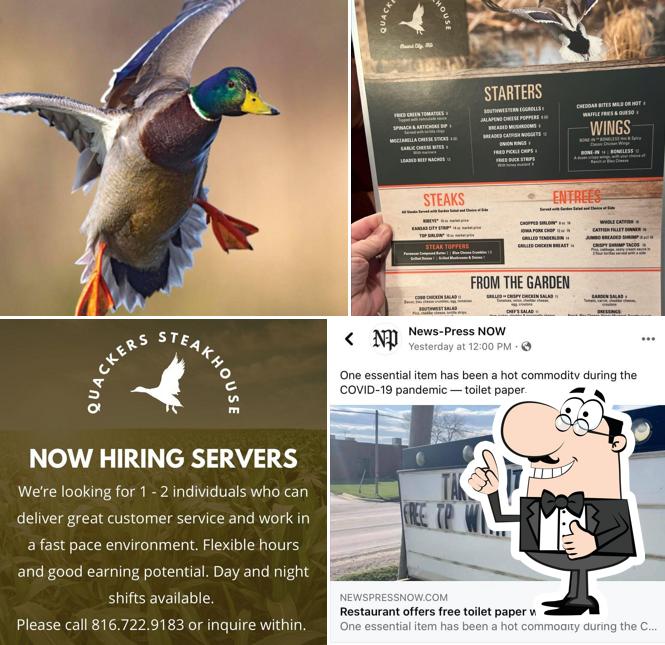 Quackers Bar & Grill, Mound City - Restaurant menu, prices and reviews