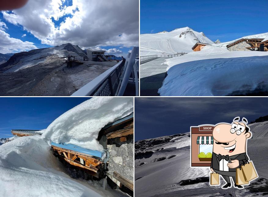 Le Panoramic restaurant, Tignes, Glacier de la Grande Motte ...