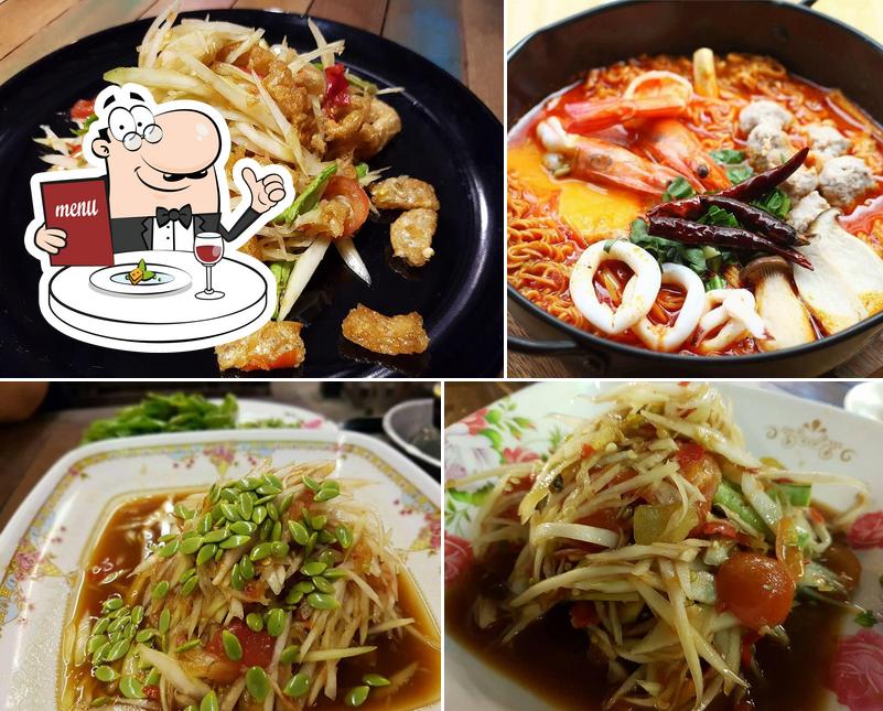 มาม่าหน้าหม้อ มมส restaurant, Kham Riang