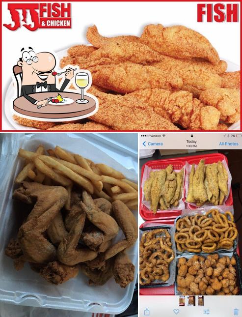 J J Fish & Chicken, Southfield - Restaurant menu, prices and reviews