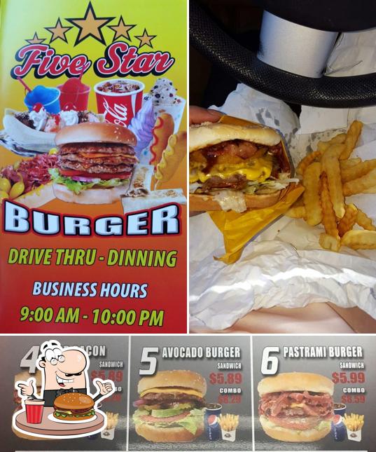 Five Star Burger Modesto in Modesto - Restaurant menu and reviews