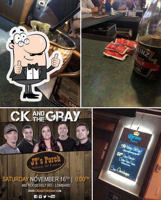 JT's Porch Saloon & Eatery in Lombard - Restaurant menu and reviews