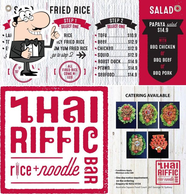 Thai Riffic Noodle Bar, Sydney - Restaurant menu, prices and reviews