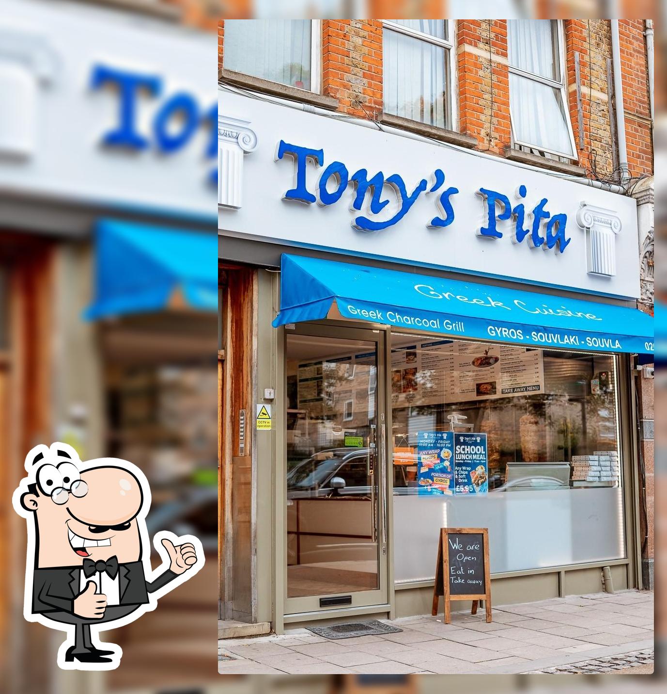 Tony's Pita Palmers Green in London - Restaurant menu and reviews